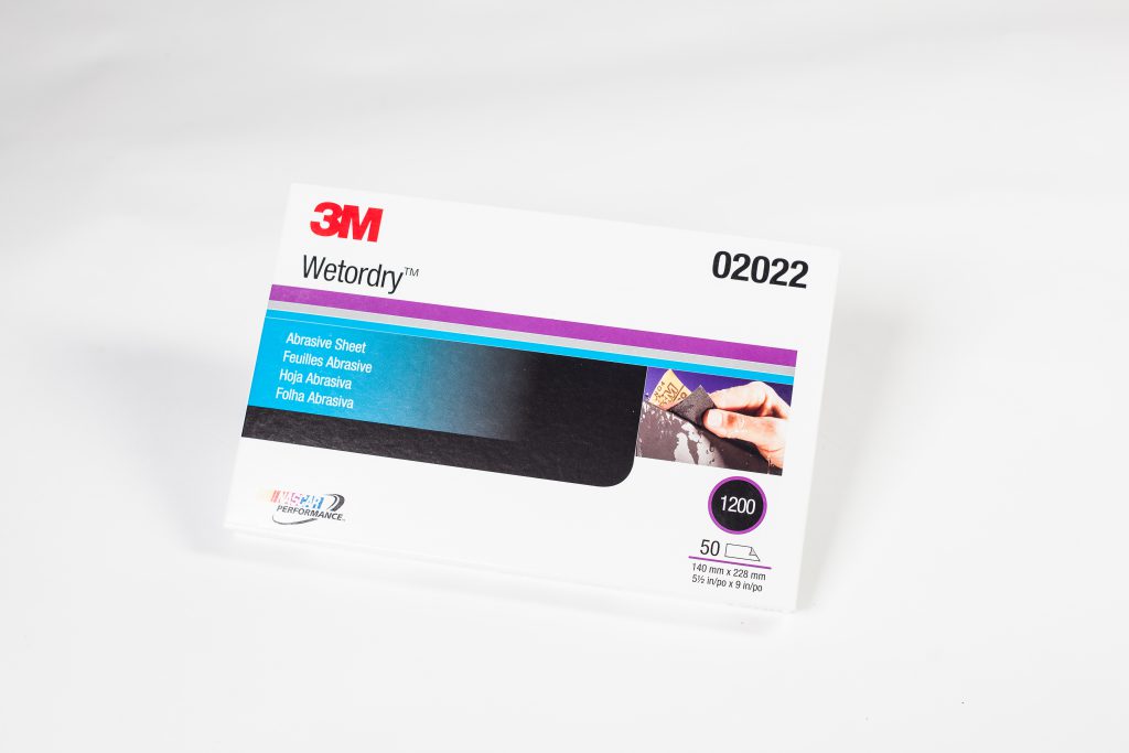 3M 02022 3M™ Wetordry™ Abrasive Sheet 401Q, 02022, P1200, A-weight, 5-1 ...